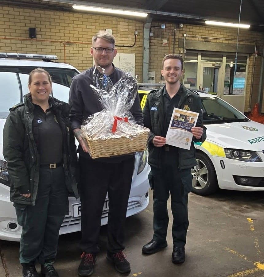 Withens Nursing Home January Blue Light Breakfast Drop Off - RCH